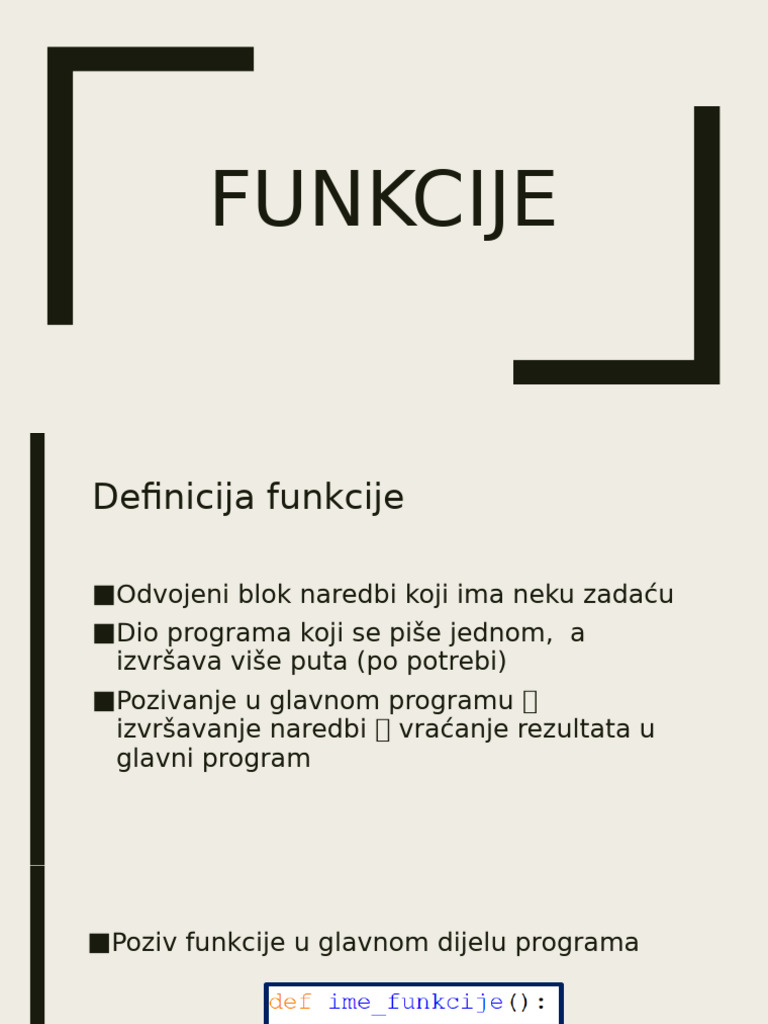 FUNKCIJE | PDF