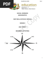 Platinum Social Sciences Geography Grade 6 Term 1 | PDF | Sphere | Latitude