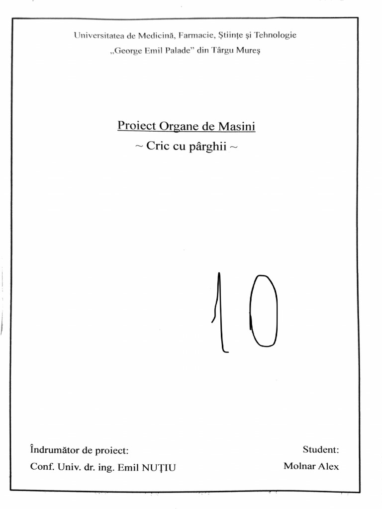 Proiect OM - Cric Cu Parghii - Molnar Alex | PDF