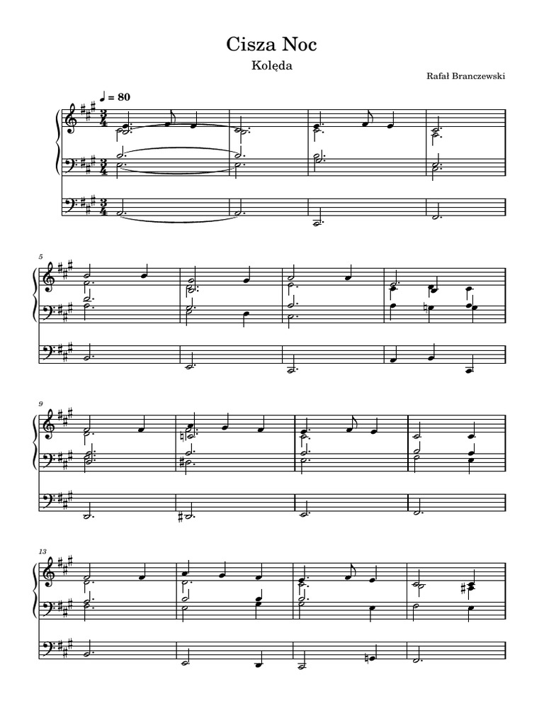 Cicha Noc-Rafał Branczewski | PDF