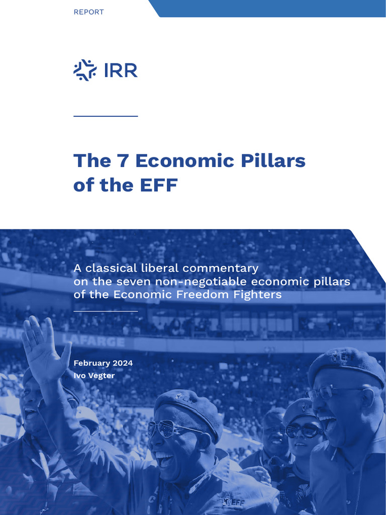 The 7 Economic Pillars of The Eff Ivo Vegter | PDF | Economic Growth ...