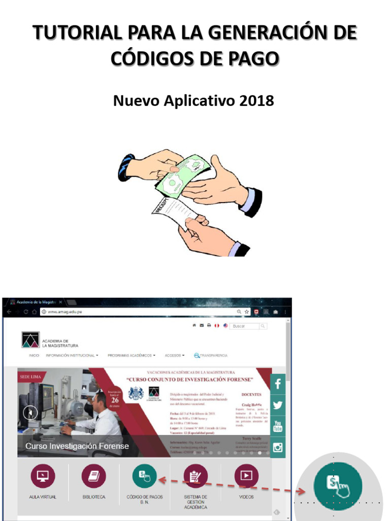 Instructivo para Codigo de Pago de Derechos Educacionales | PDF