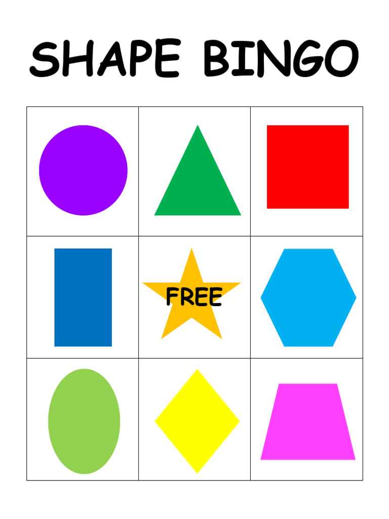 ShapeBingo 1 | PDF