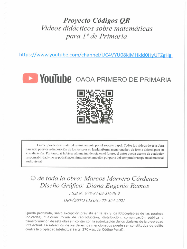 Libro Matematicas Oaoa de 1º | PDF