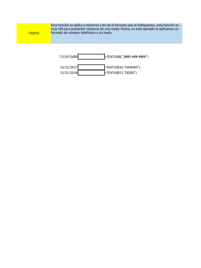 Ejercicios Func Texto y Matemáticas | PDF
