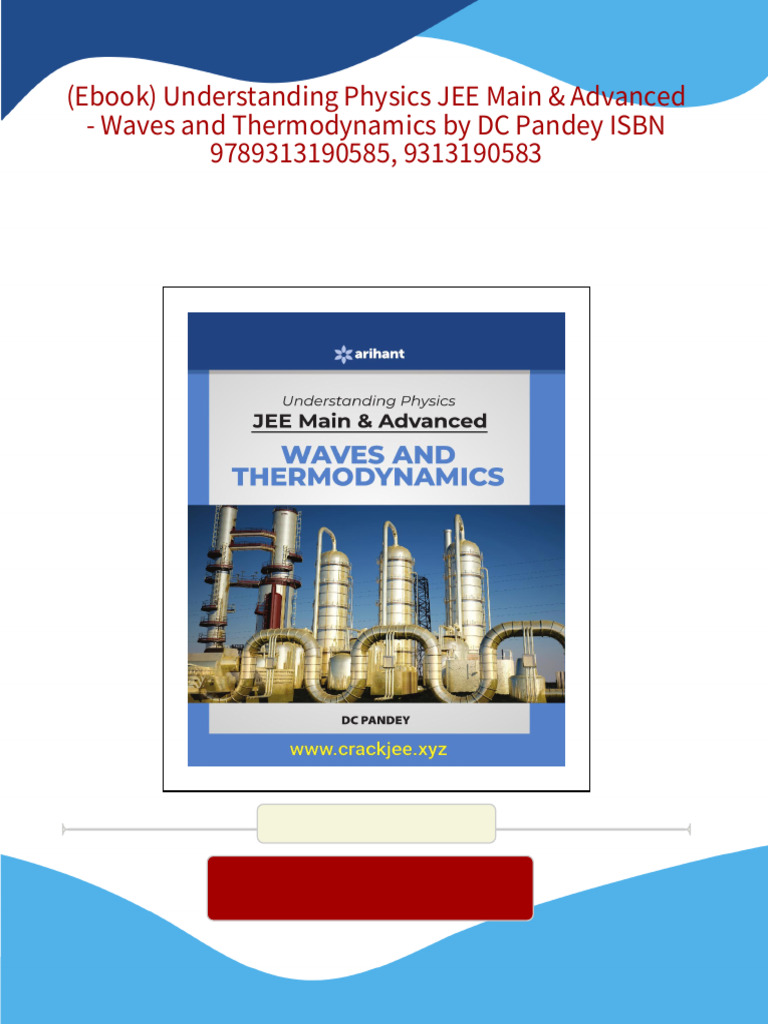 (Ebook) Understanding Physics JEE Main & Advanced - Waves and Thermodynamics by DC Pandey ISBN ...