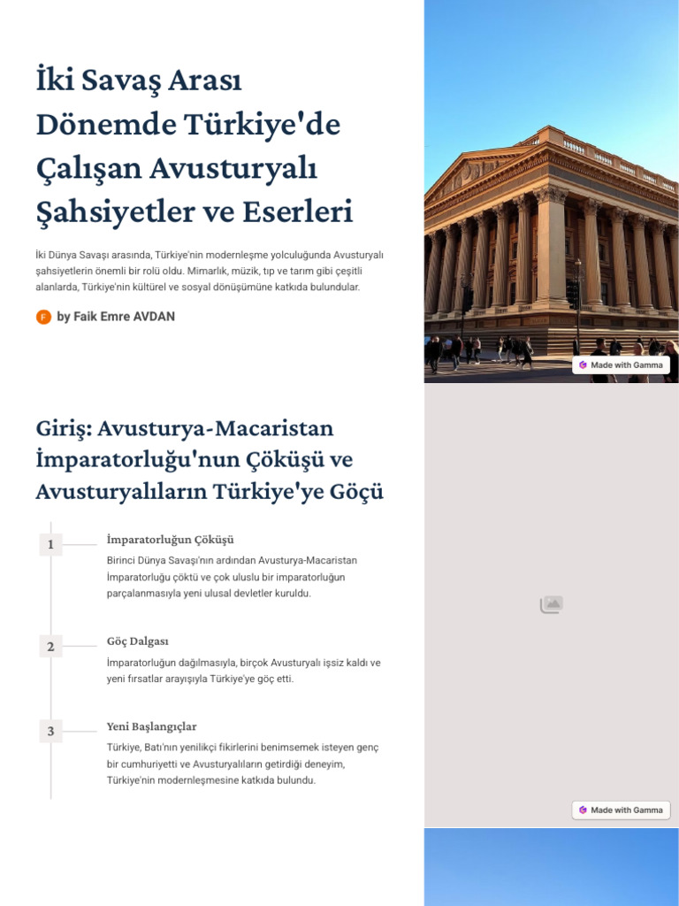 Iki-Savas-Arasi-Donemde-Turkiyede-Calisan-Avusturyali-Sahsiyetler-ve-Eserleri (1) | PDF