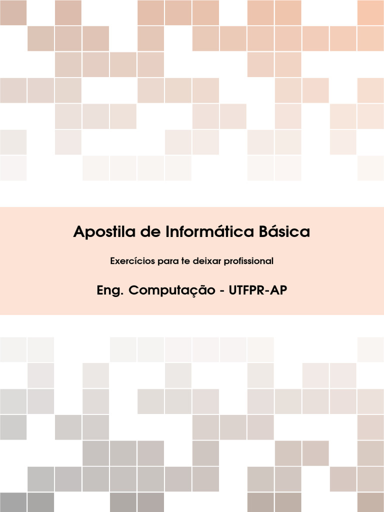 UTFPR Oficina 2 Apostila de Informática Básica | PDF | Janela (informática) | Microsoft Windows