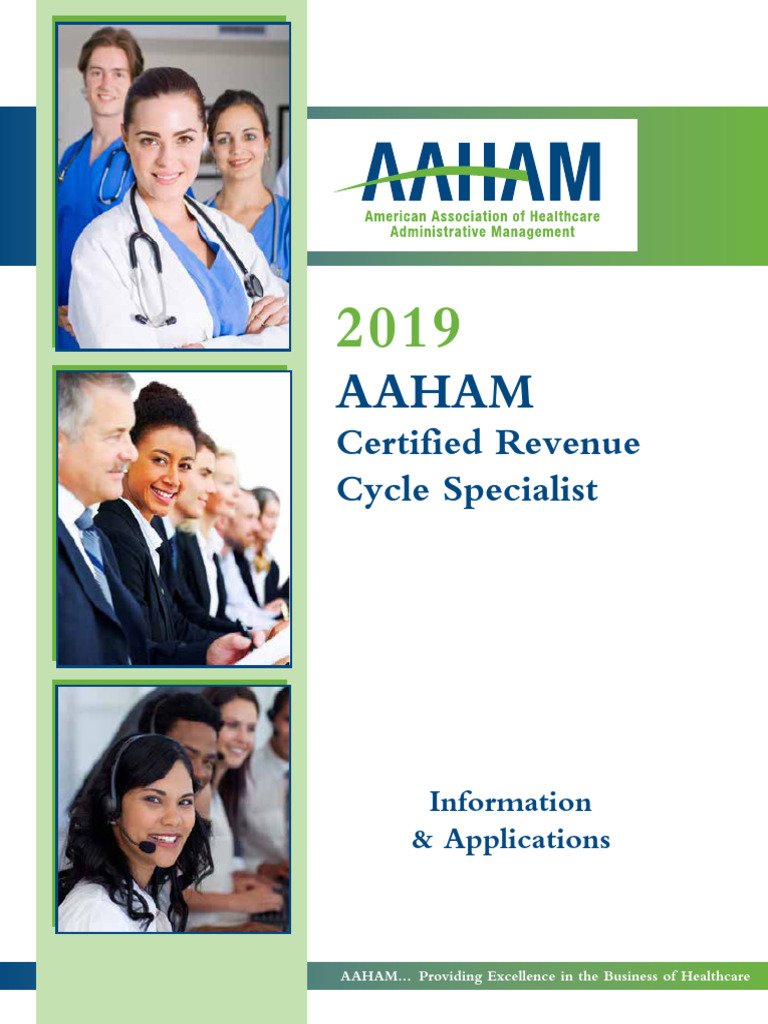 AAHAM CRCS Certification Guide 2019 | PDF | Certification | Visa Inc.