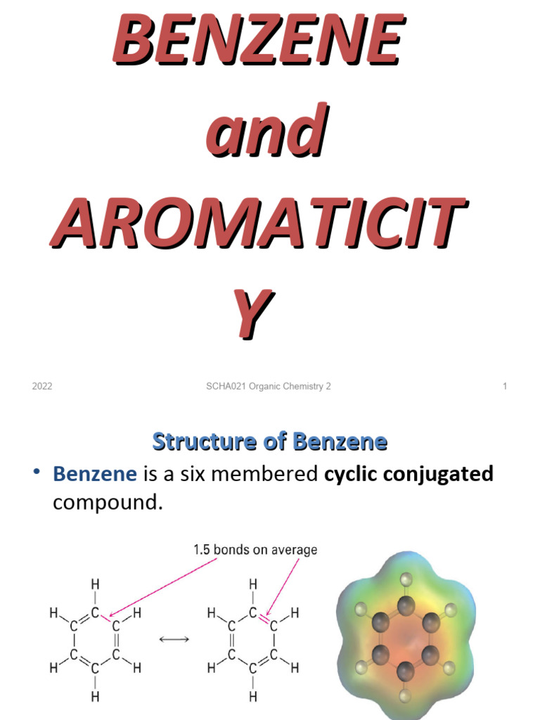 Understanding Benzene Structure and Aromaticity | PDF | Aromaticity ...