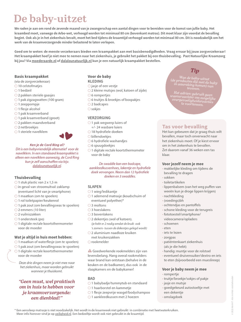 De Baby Uitzet NED | PDF