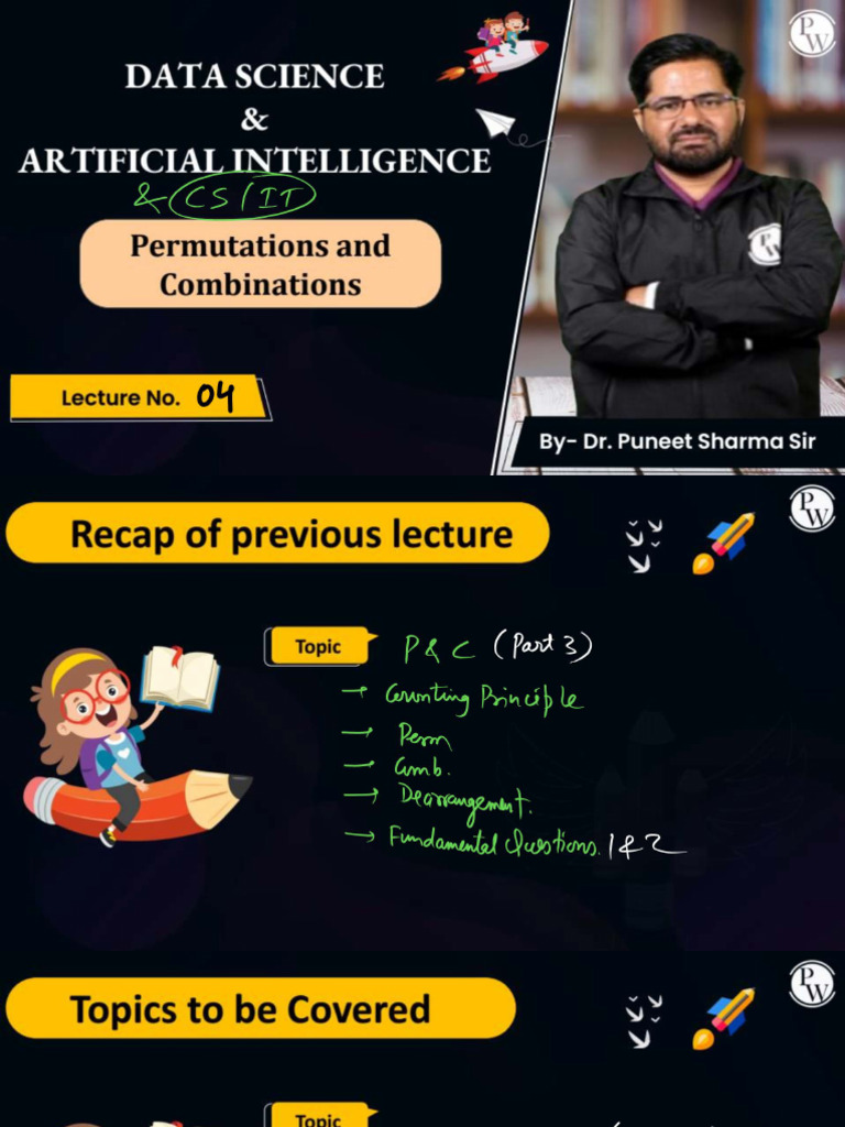Permutations And Combinations 04 Class Notes Pdf 2000