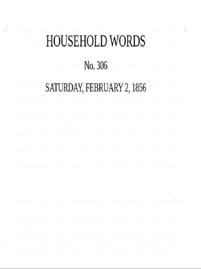 Household words | PDF | Project Gutenberg