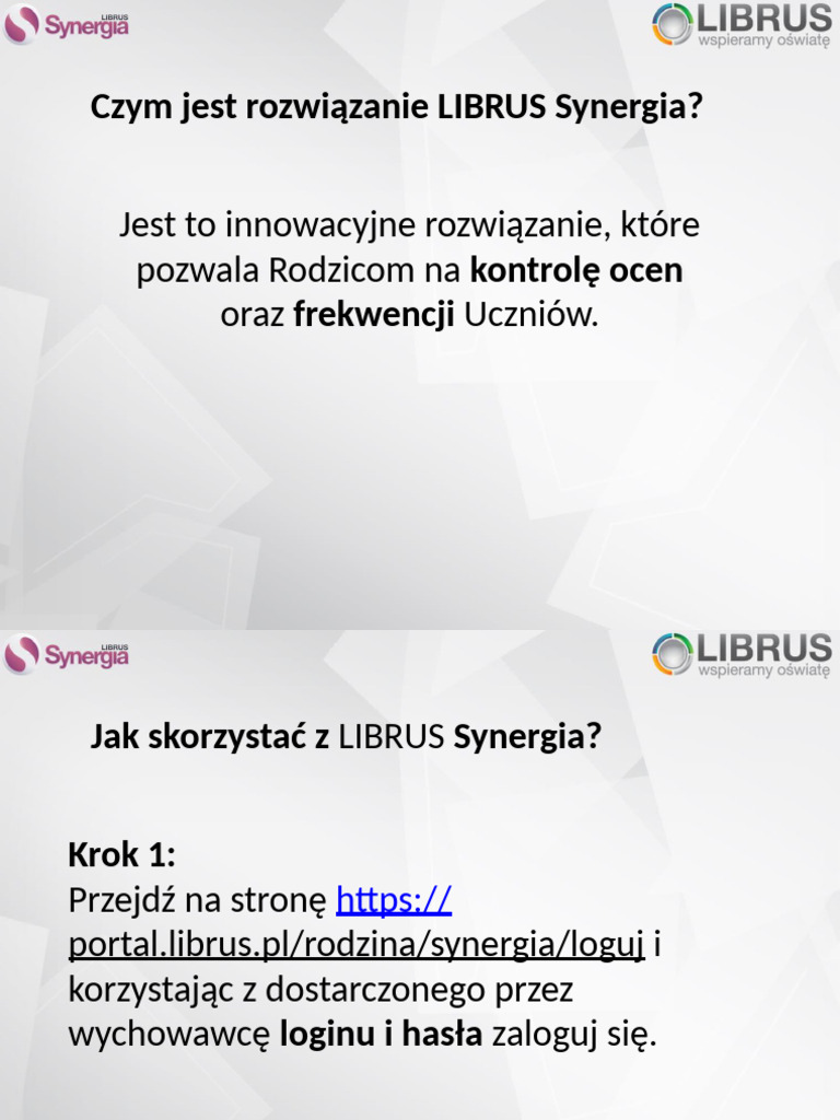 Librus Prezentacja Rodzic | PDF