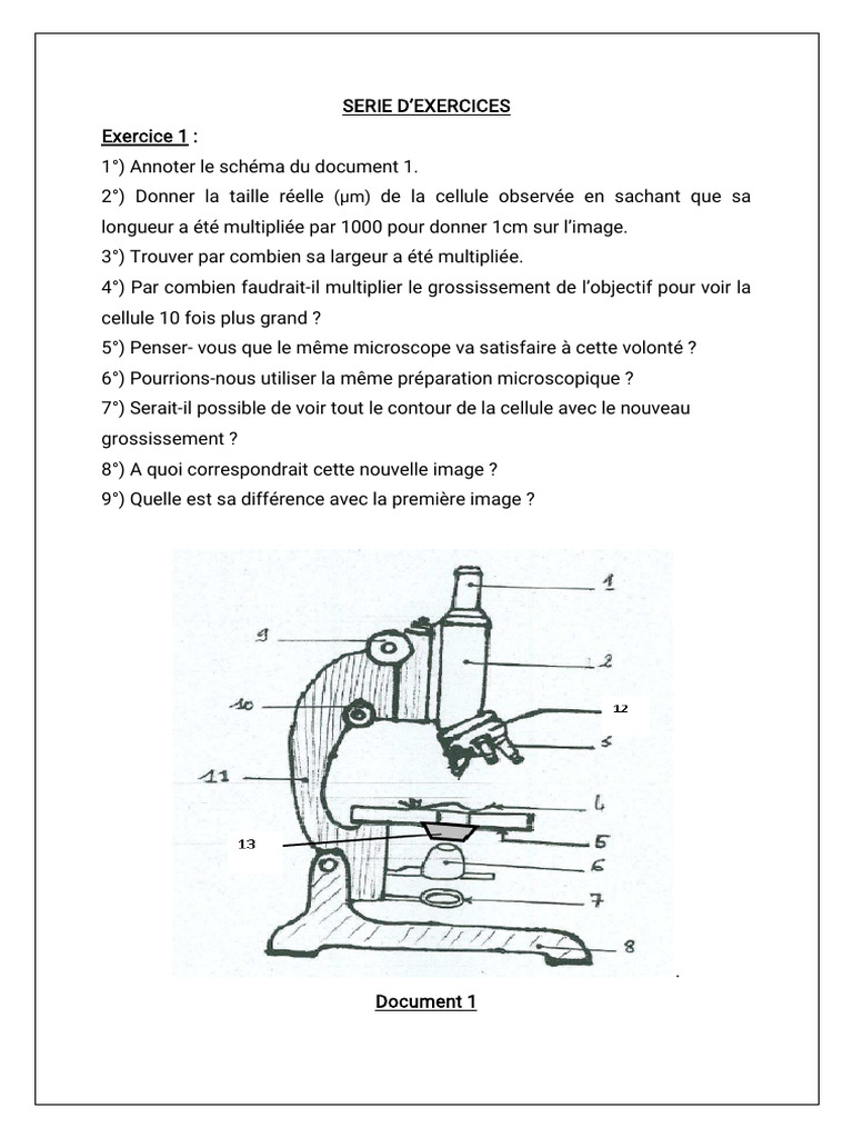 Exercices de SVT pour 1S2 | PDF