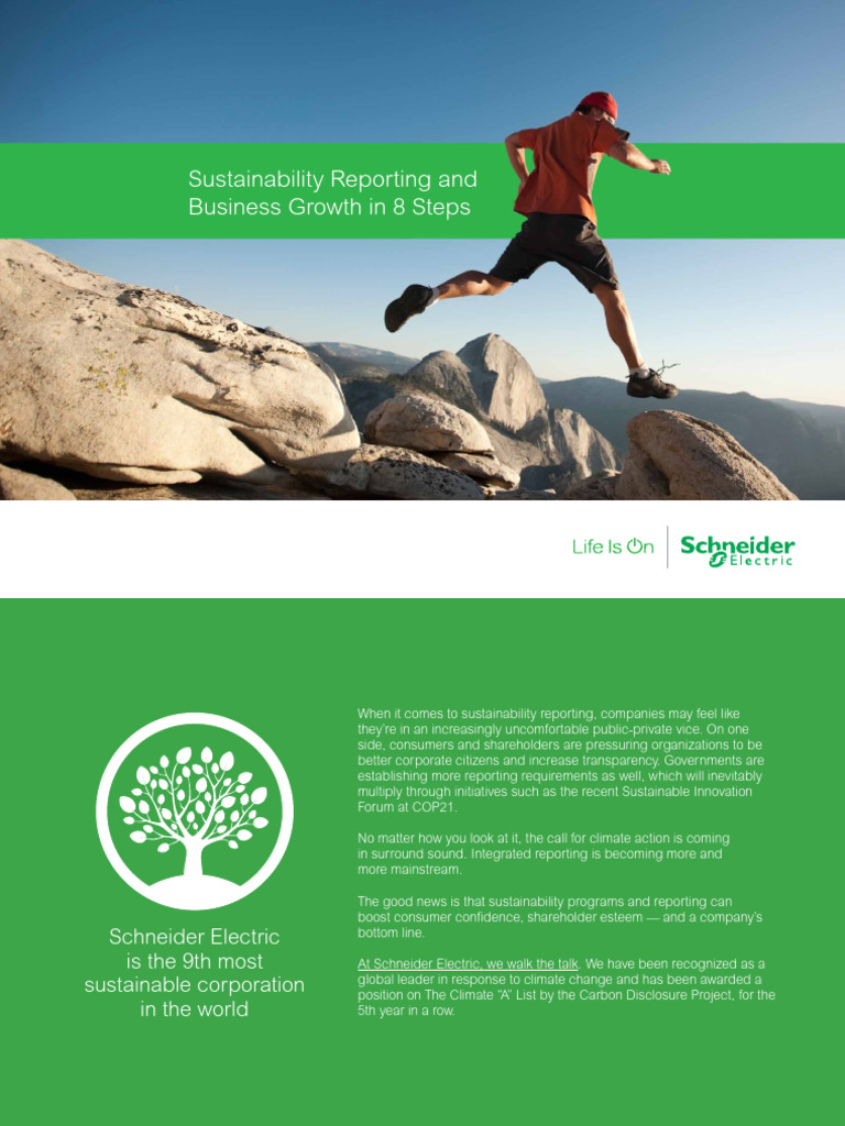 8 Steps to Effective Sustainability Reporting | PDF | Sustainability ...