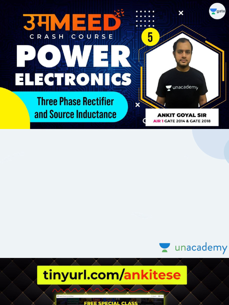 Lecture-5 Three Phase Rectifier and Source Inductance | PDF