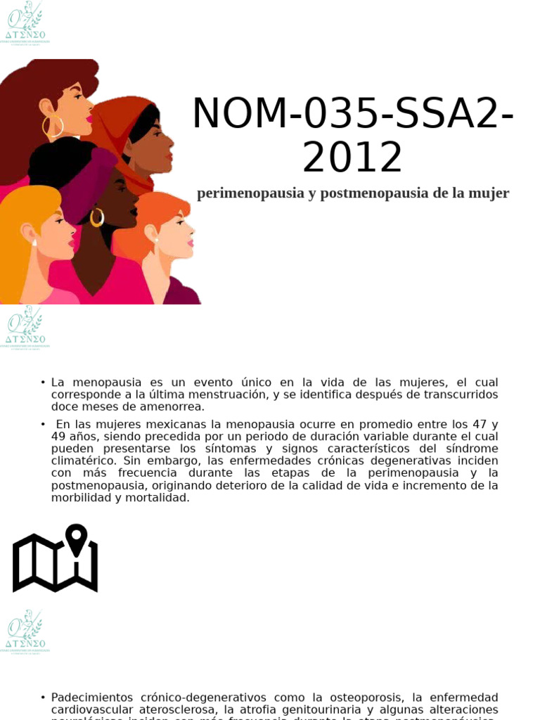 NOM 035 SSA2 2012 Carolinat Ortiz 2 | PDF | Menopausia | Menstruación