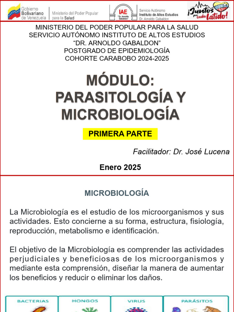Módulo Parasitología | PDF | Microbiología | Virus