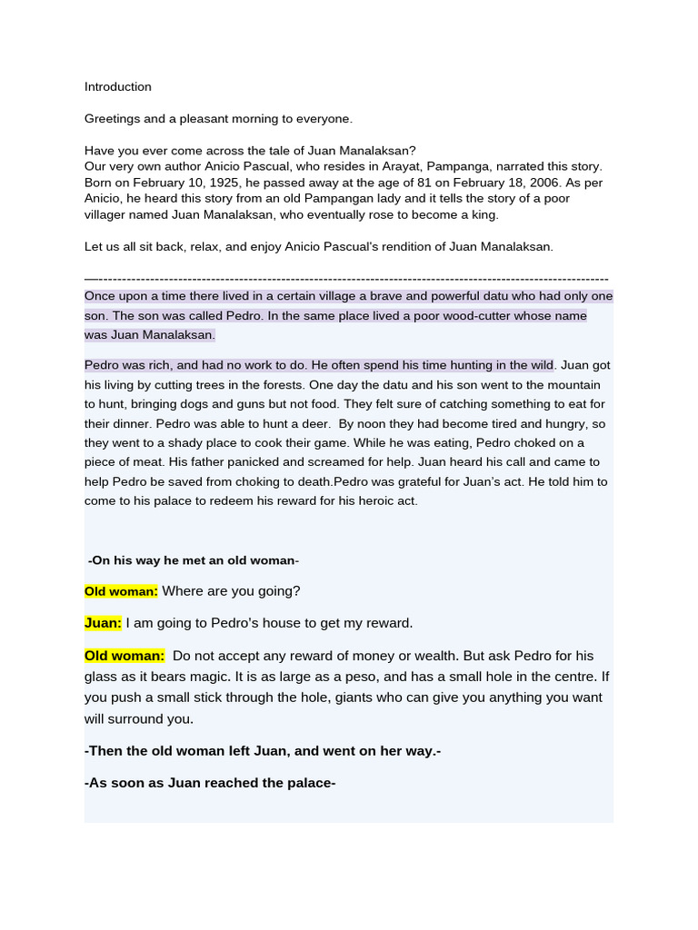 Script_21st Century | PDF | Folklore