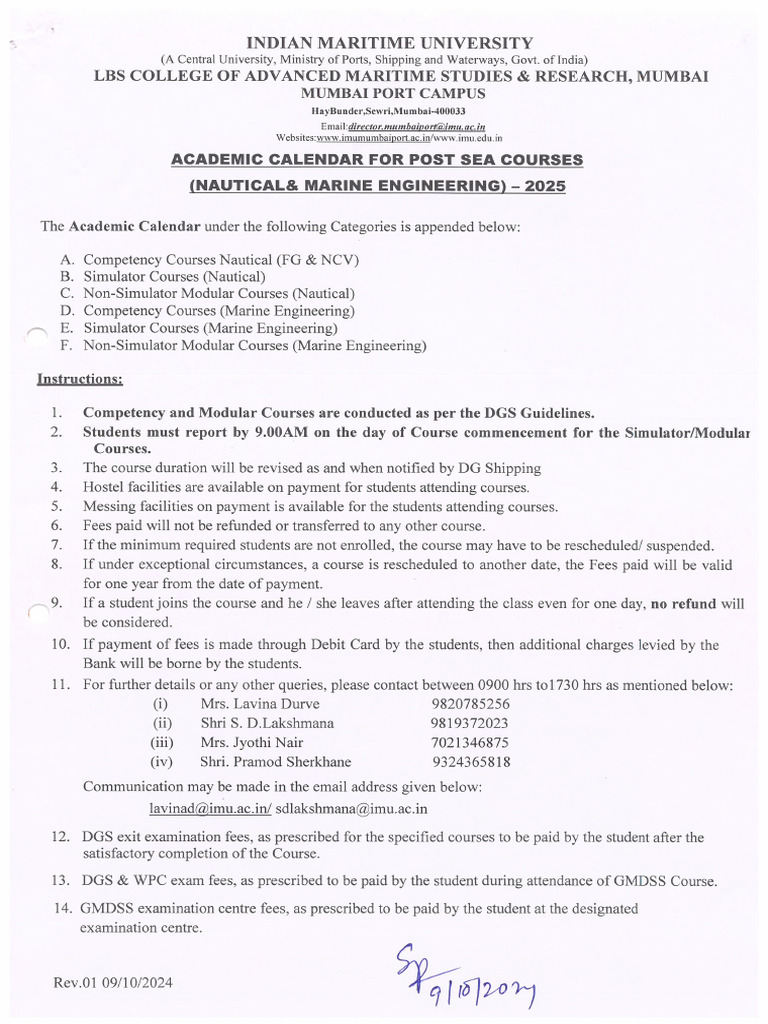 Academic Calendar 2025 | PDF