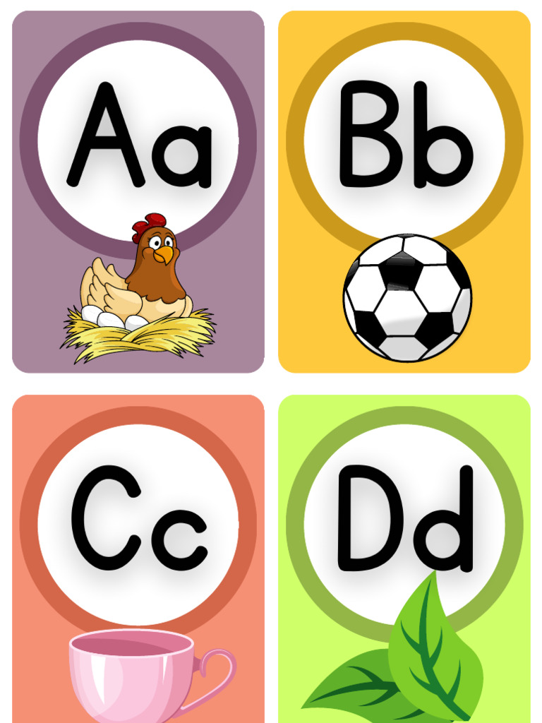 Huruf a-Z Beserta Gambar | PDF