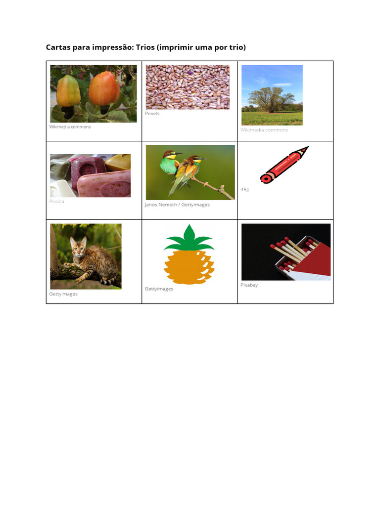 Atividade para Impressao Cartas lp03 10ats01 | PDF