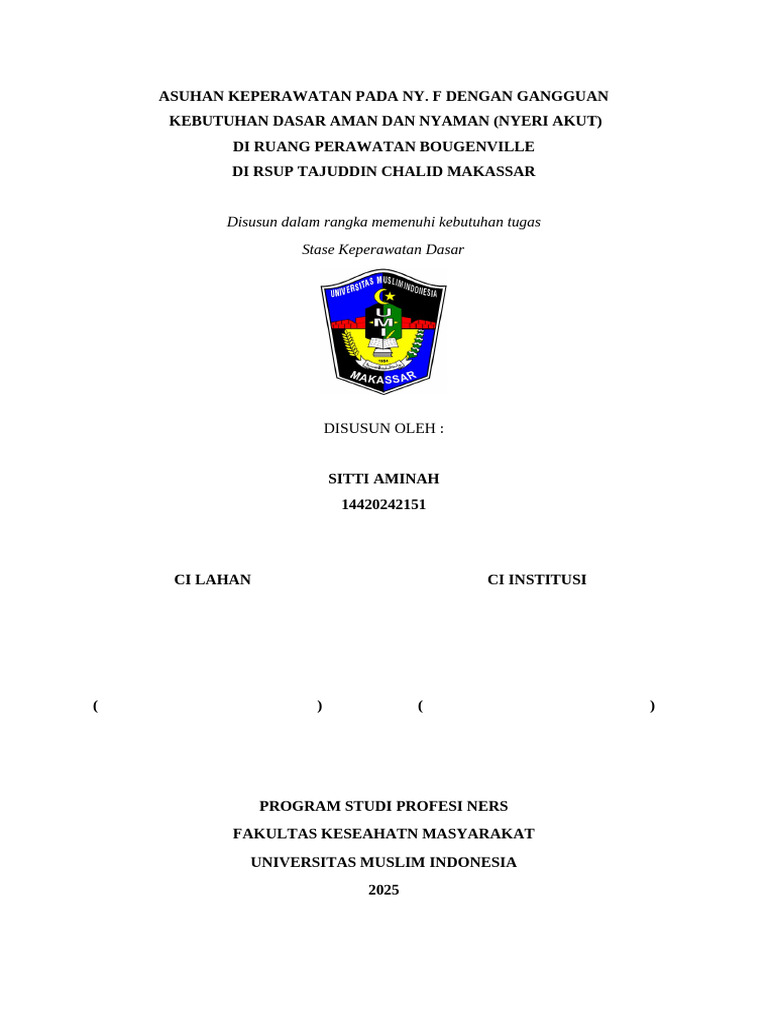 Askep Kdp Minggu 1 | PDF