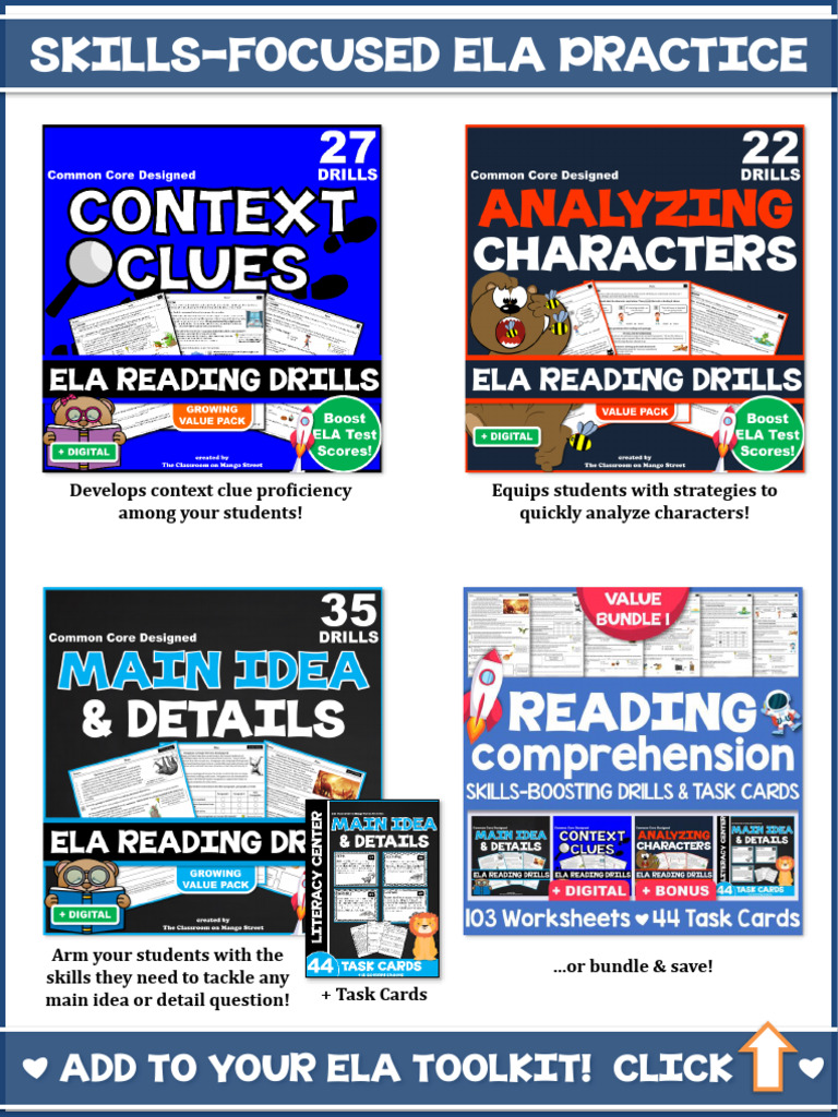 Add To Your Ela Toolkit! Click | PDF | Dr. Seuss | Writing