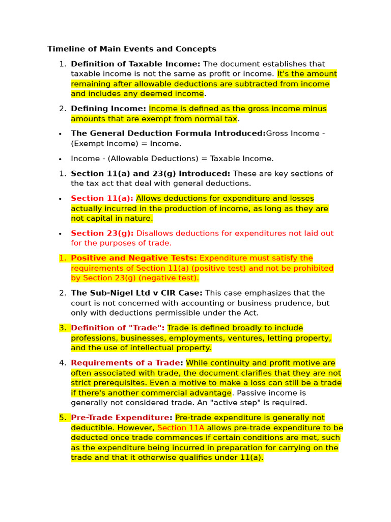 General Formula Last Revision | PDF | Expense | Tax Deduction