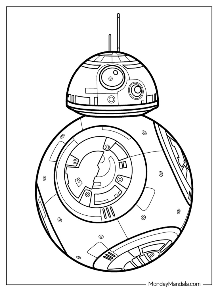 Detailed-BB8-Outline-Coloring-Page | PDF