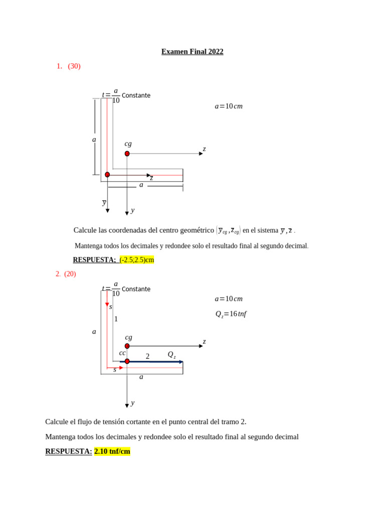 Examen Final 2022 | PDF