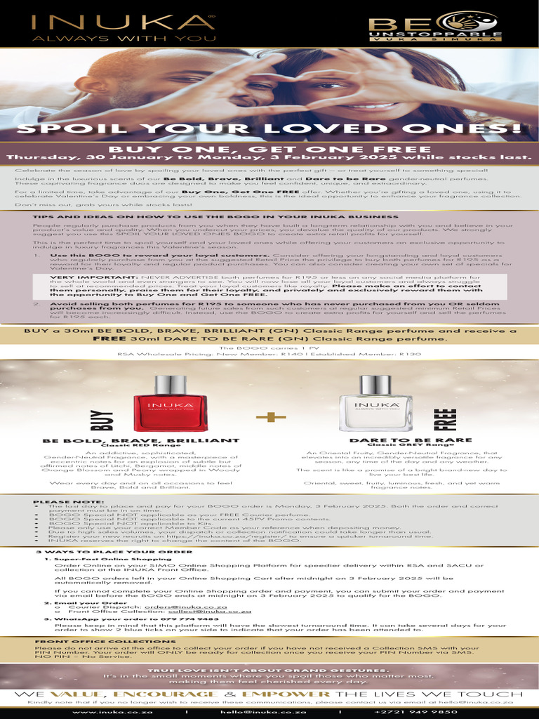 BOGO-Spoil Your Loved Ones | PDF | Perfume
