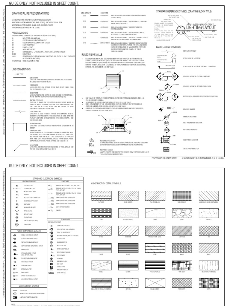 Plans Samples | PDF | Switch | Architectural Elements