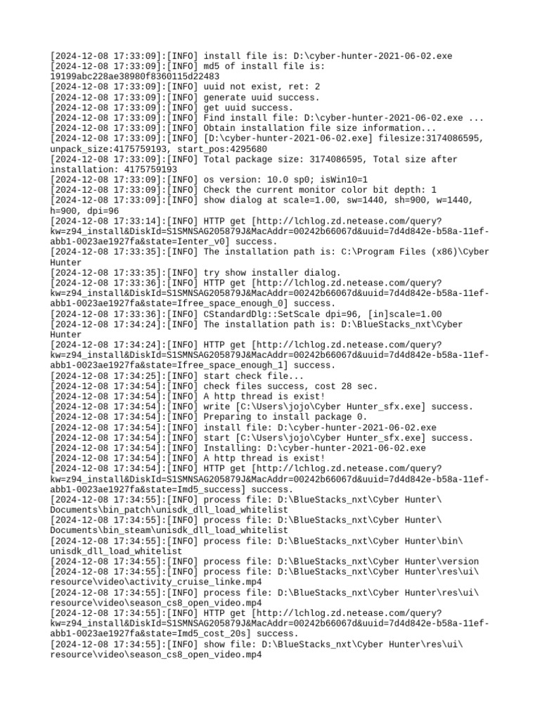 Cyber Hunter-installer | PDF | Operating System Technology | Operating System Families
