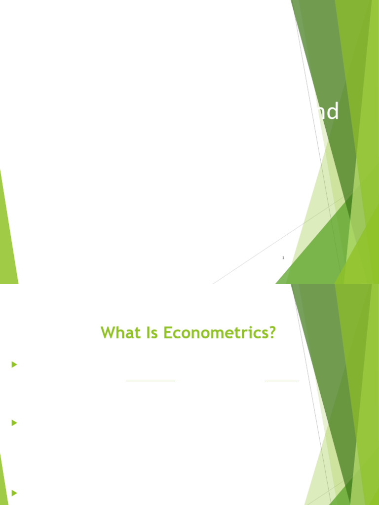 Week 1 L1 Introduction To Eco+ Analysis | PDF | Econometrics ...