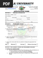 Sce Application Form | PDF