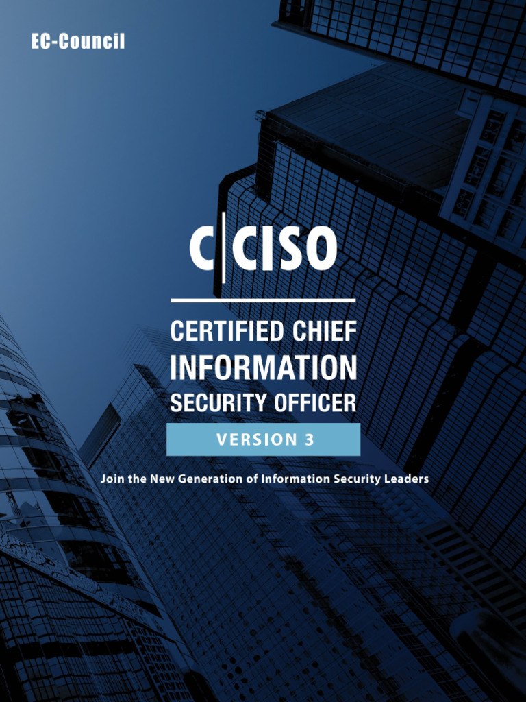 Certified Chief Information Security Officer (CCISO) .Ir | PDF