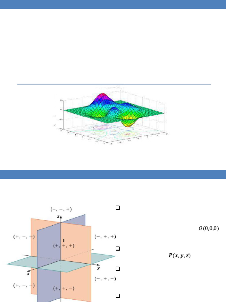 Geometría del Espacio Tridimensional | PDF | Sistema de coordenadas ...