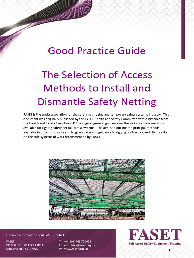 FASET BP 01 Access Methods | PDF | Occupational Safety And Health | Risk