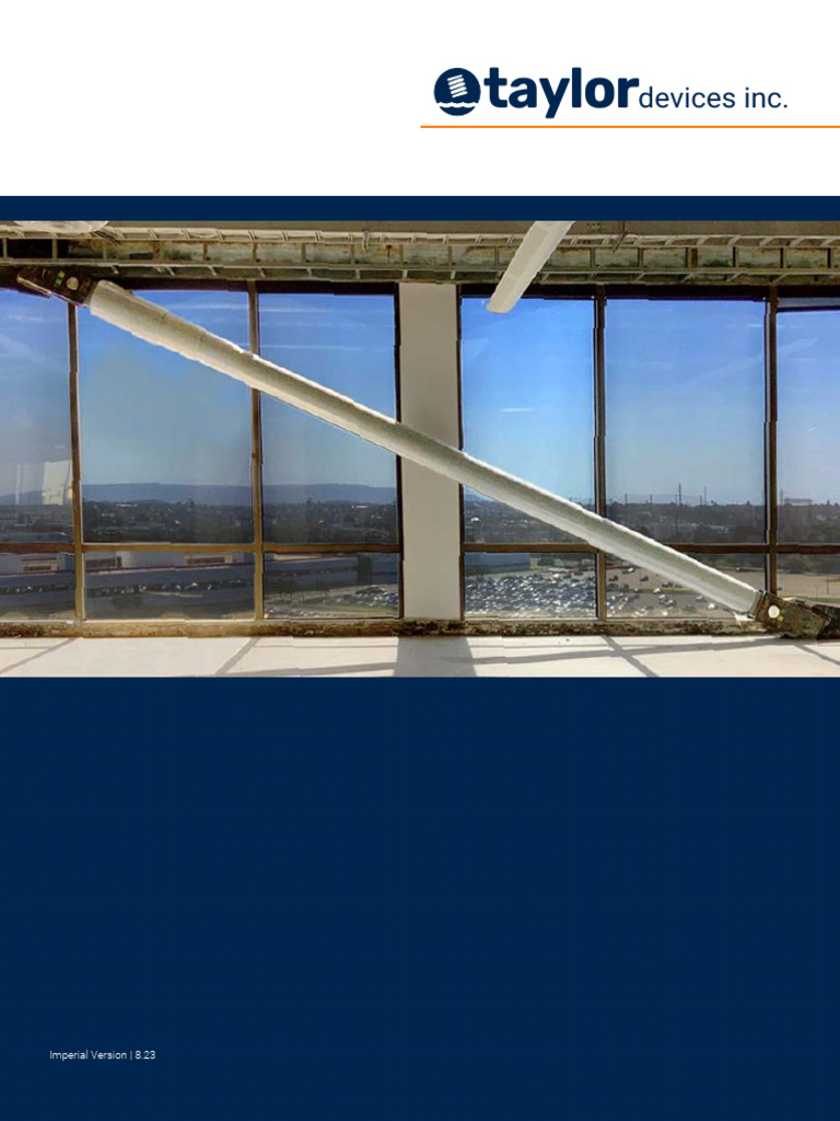 Custom Fluid Viscous Dampers for Seismic Safety | PDF | Damping ...