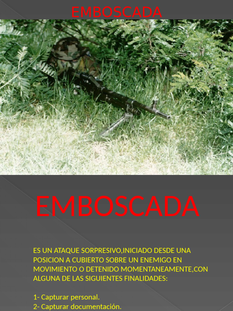 Estrategias Efectivas de Emboscada | PDF | Emboscada | Militar