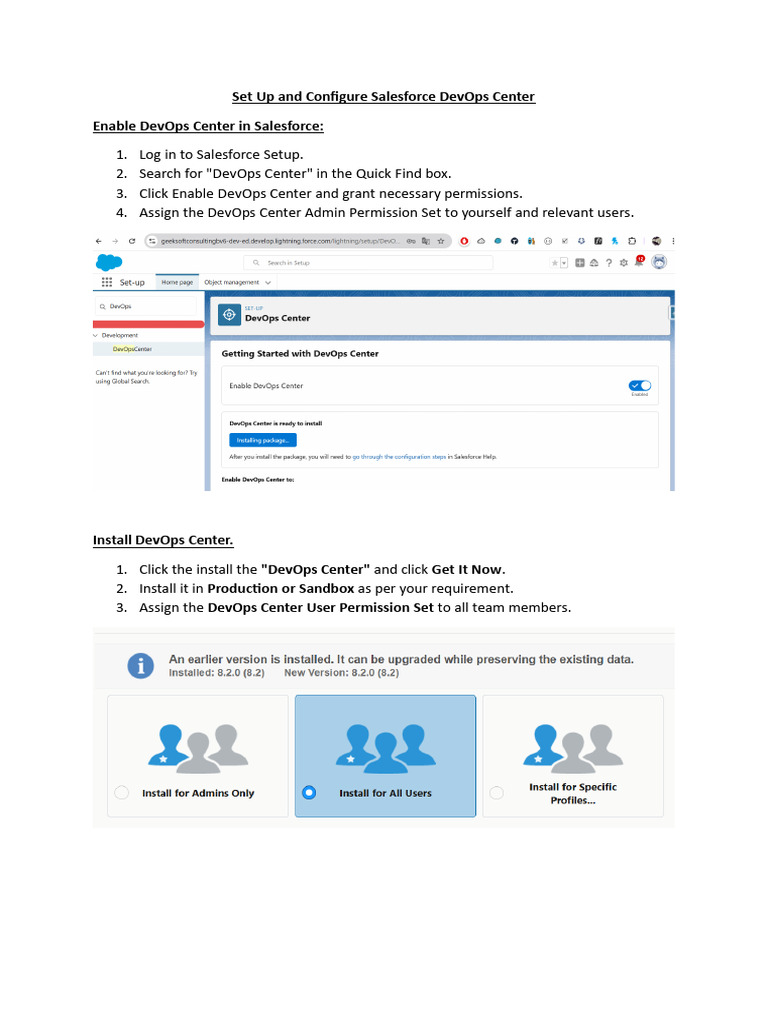 DevOpsCenter Setup | PDF
