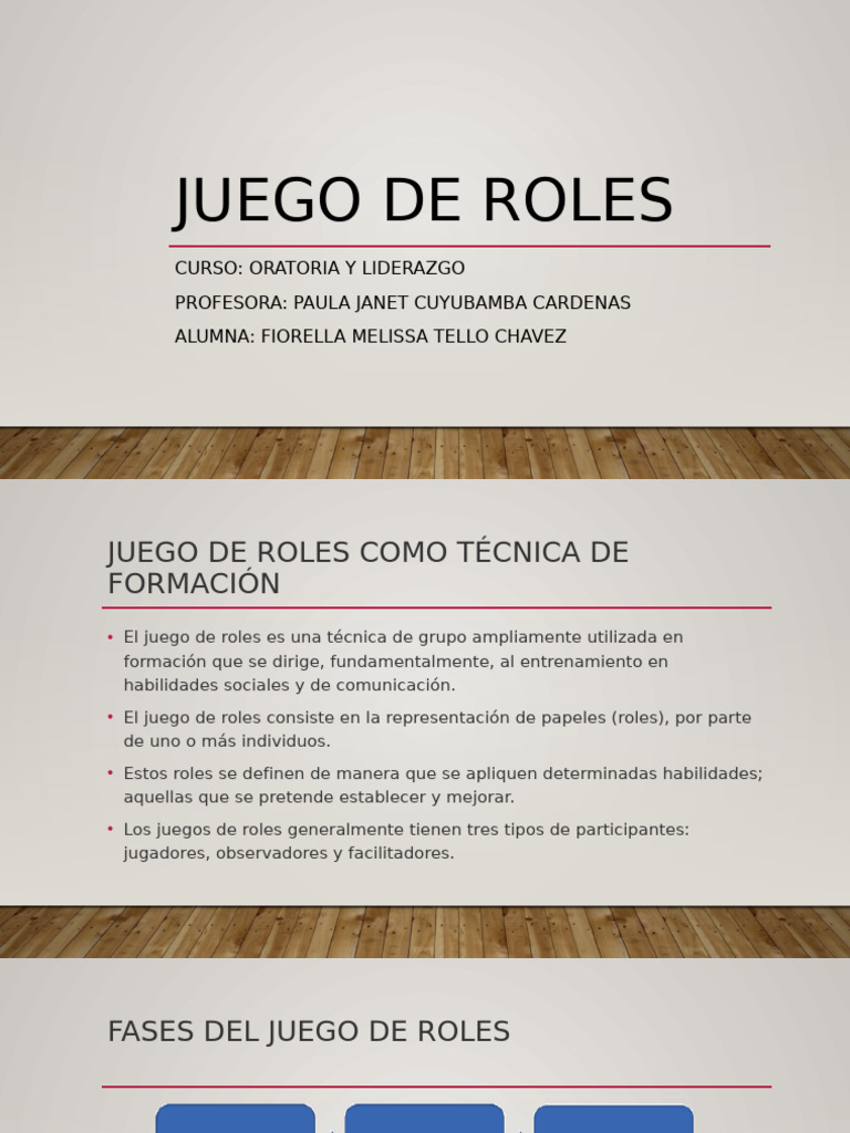 Juego de Roles | PDF | Juego de rol | Comportamiento