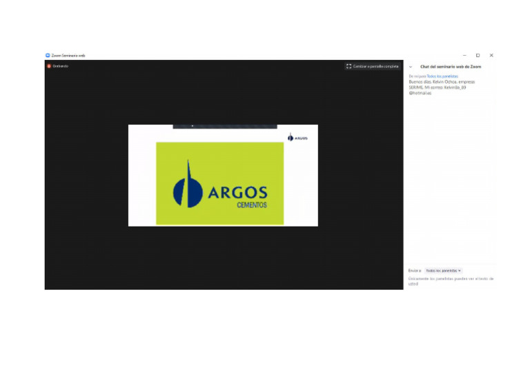 Constancia de Participacion Del Curso de ARGOS | PDF