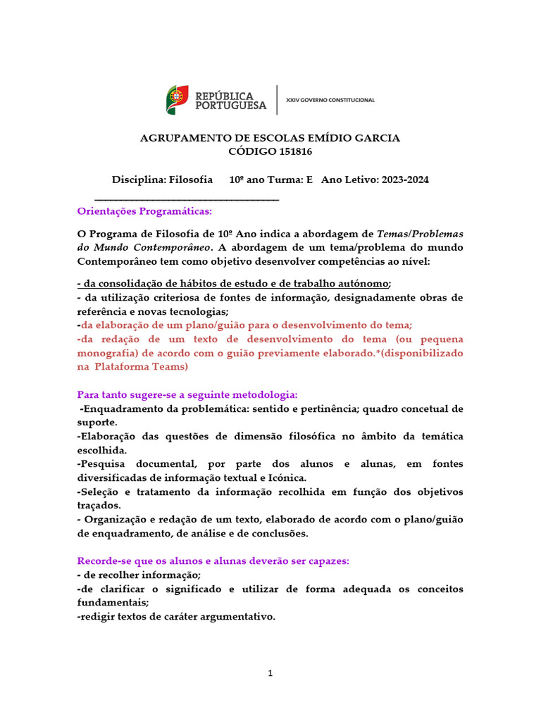 Estrutura Ensaio Filosófico | PDF | Informação