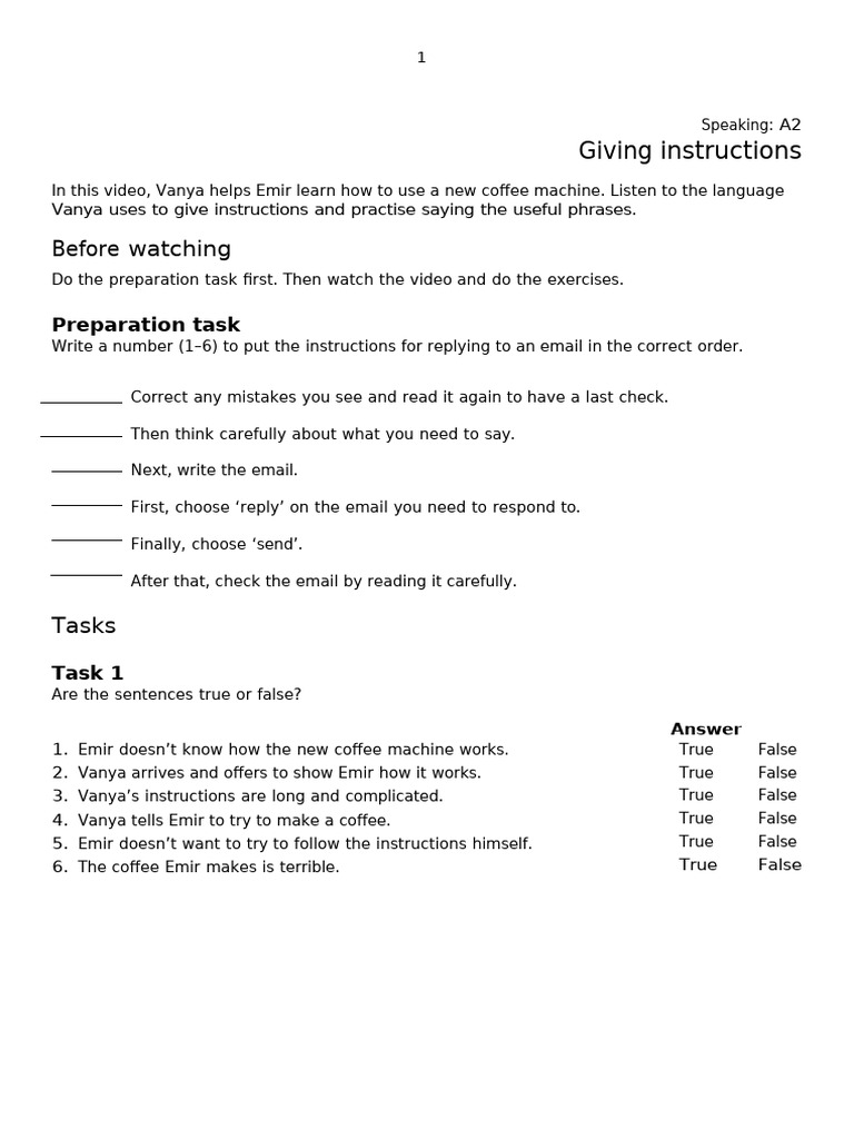 Coffee Machine Instruction Guide | PDF