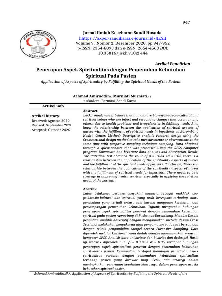 Nanda ismail saputra_Penerapan_Aspek_Spiritualitas_dengan_Pem | PDF