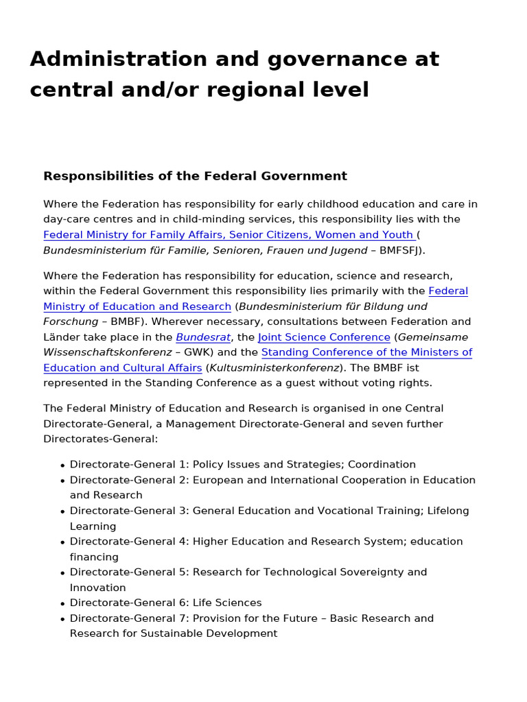 Anisation and Governance - 2.6 - Administration and Governance at ...