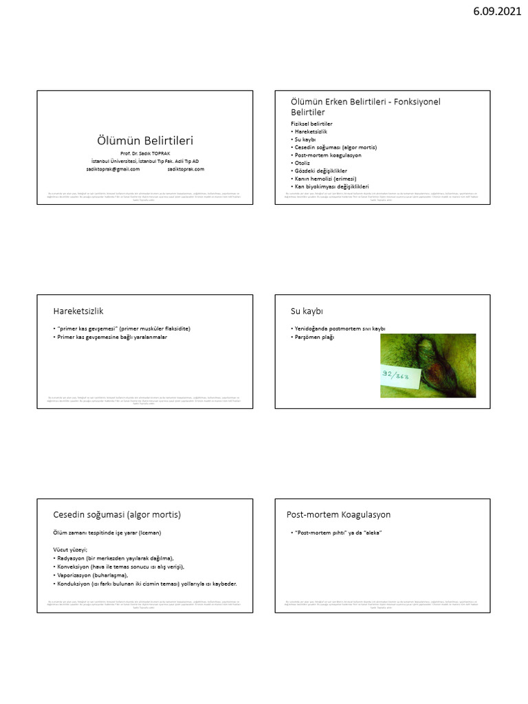 Olum Belirtiler | PDF